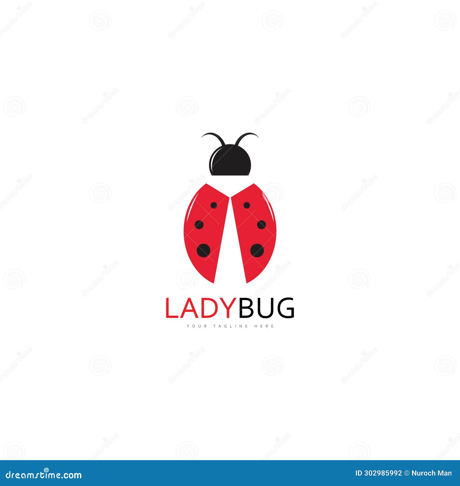 Lady Bug Logo Template Vector Illustration Icon Stock Vector ...
