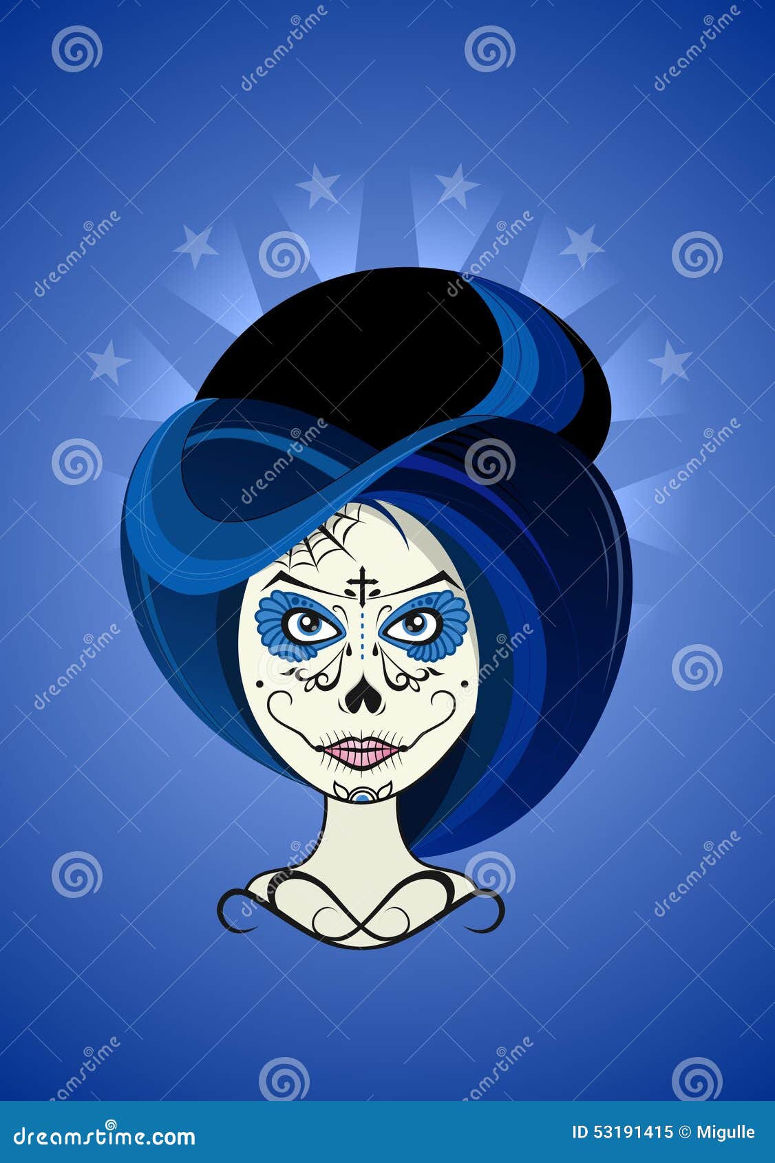 Catrina Cartoons, Illustrations & Vector Stock Images - 2883 Pictures ...