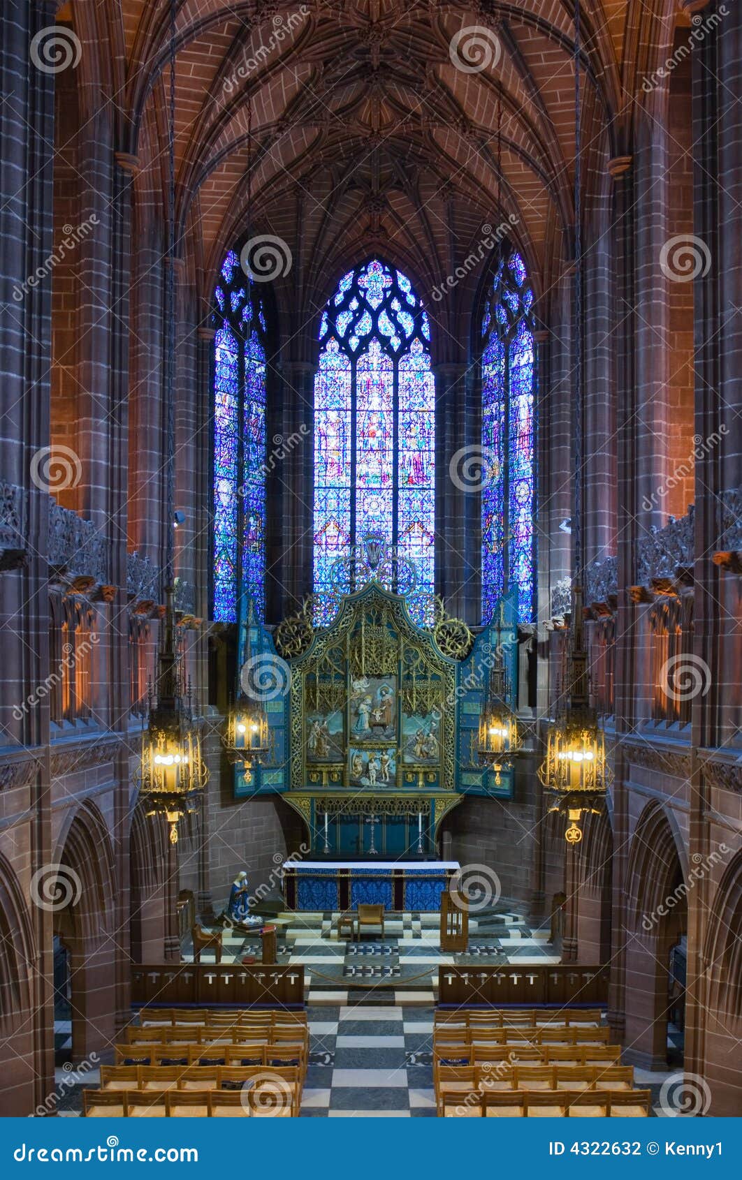 Lady Chapel Inside Liverpool C Editorial Photography - Image of alter ...