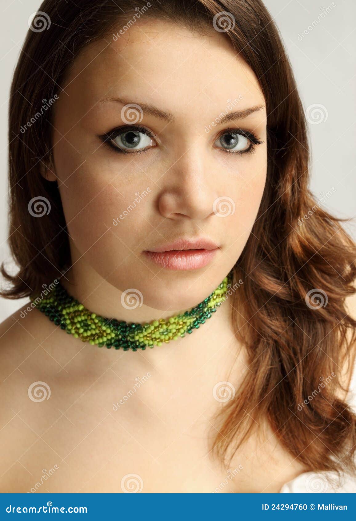 Lady in collar stock photo. Image of adult, costume, jewelry - 24294760