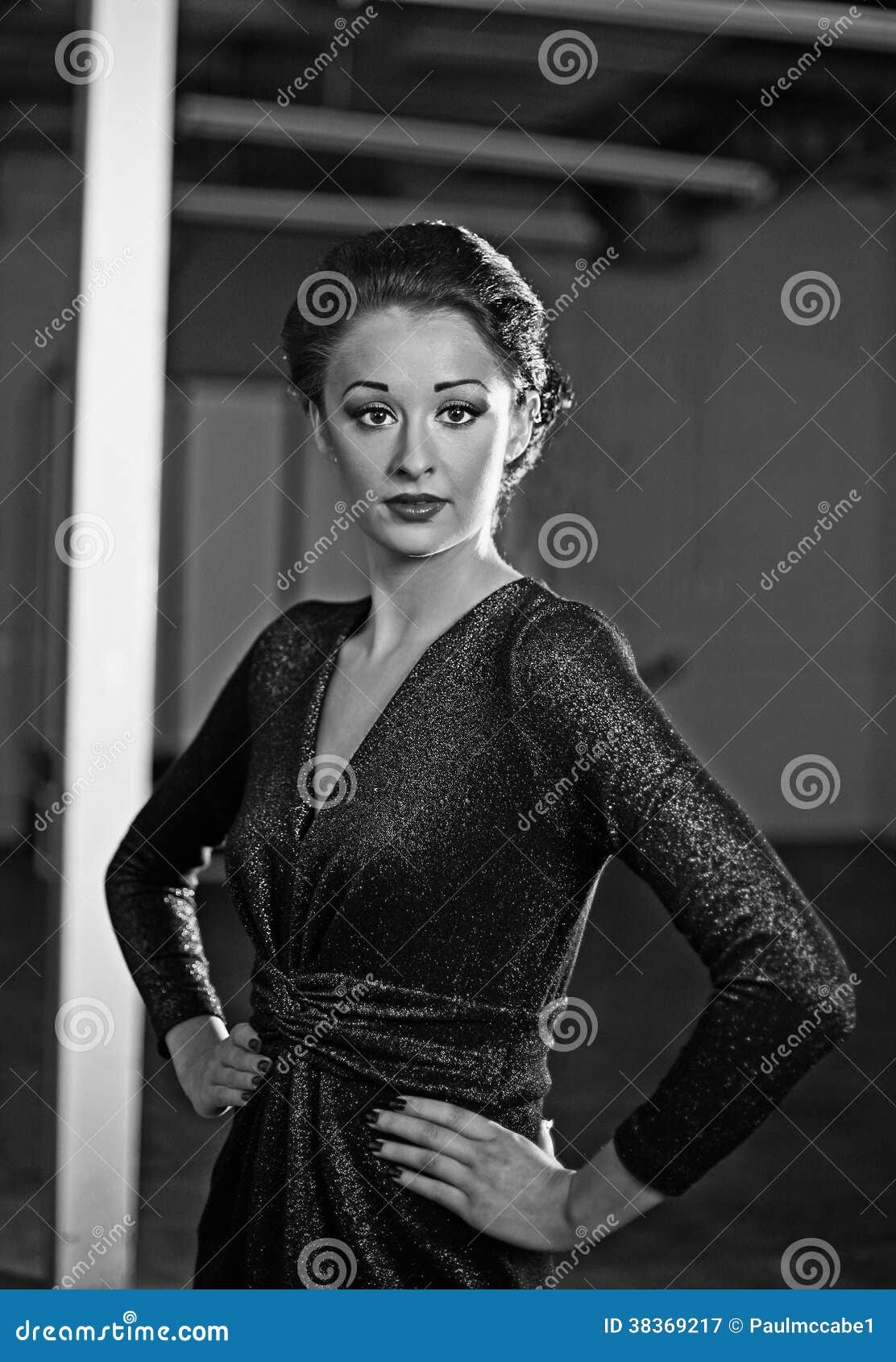 Lady with confidence stock image. Image of girl, expression - 38369217