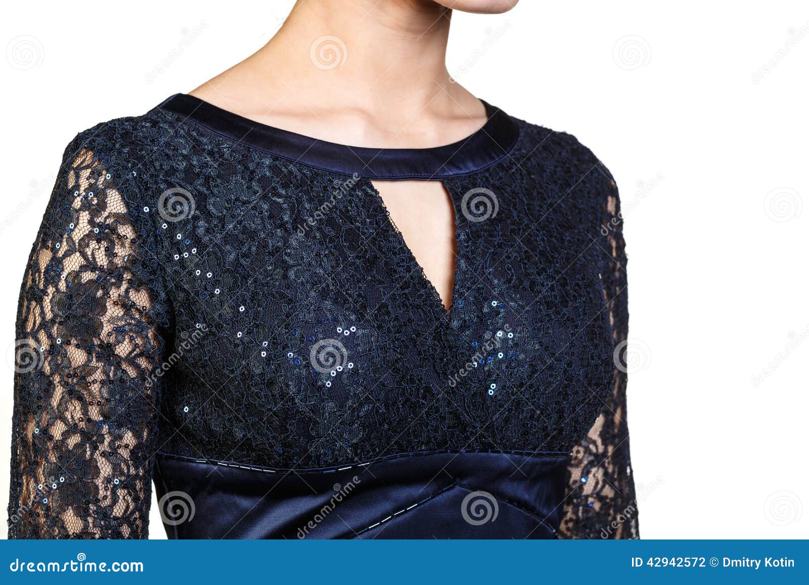 Lady in dress stock photo. Image of female, detail, curvy - 42942572
