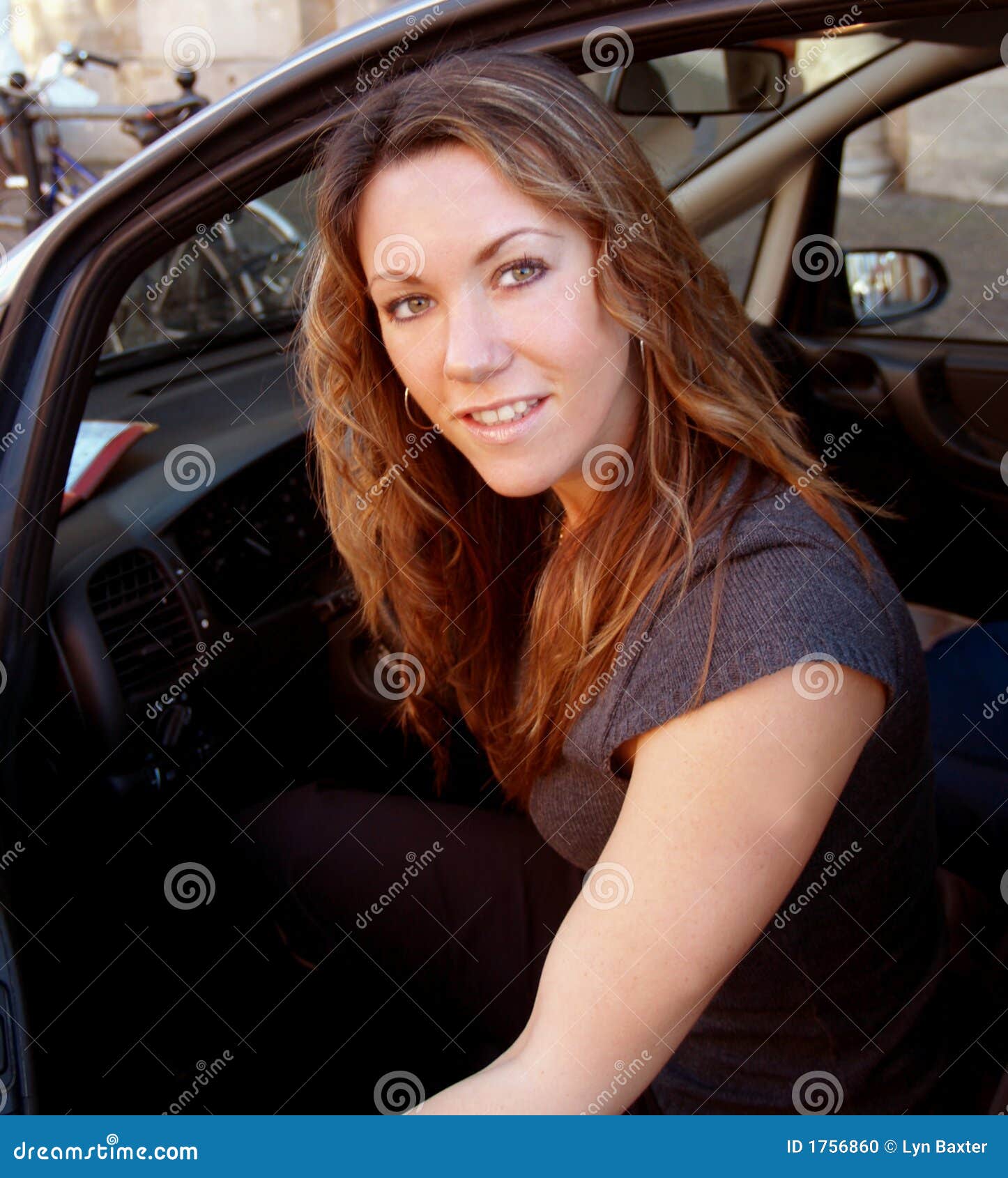 Lady driver stock photo. Image of female, model, fashion - 1756860