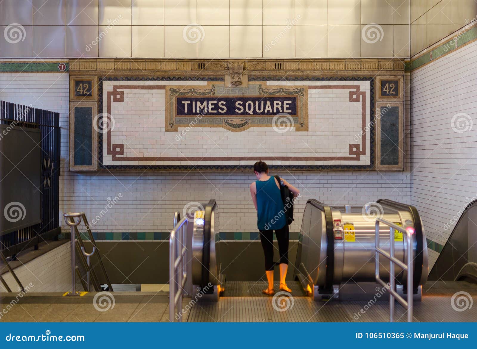 Times Square Subway Station Editorial Image - Image of night ...