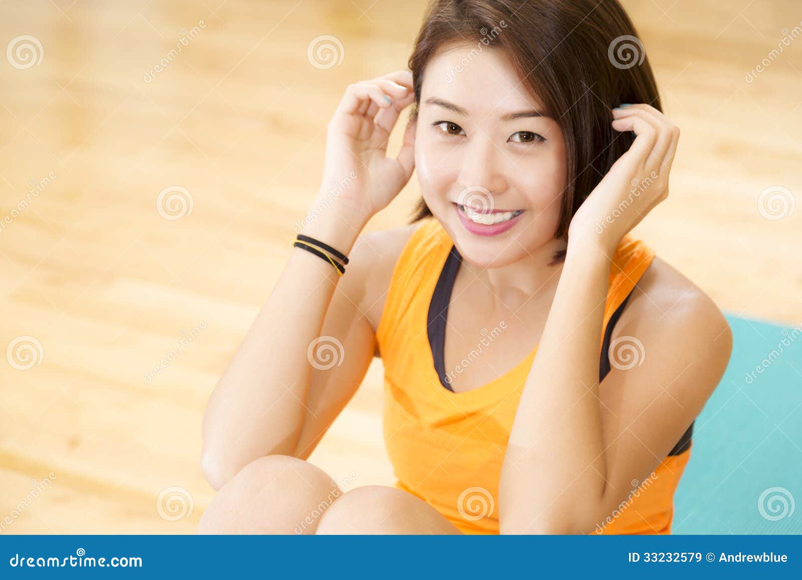 Lady Exercise stock image. Image of health, sport, smile - 33232579