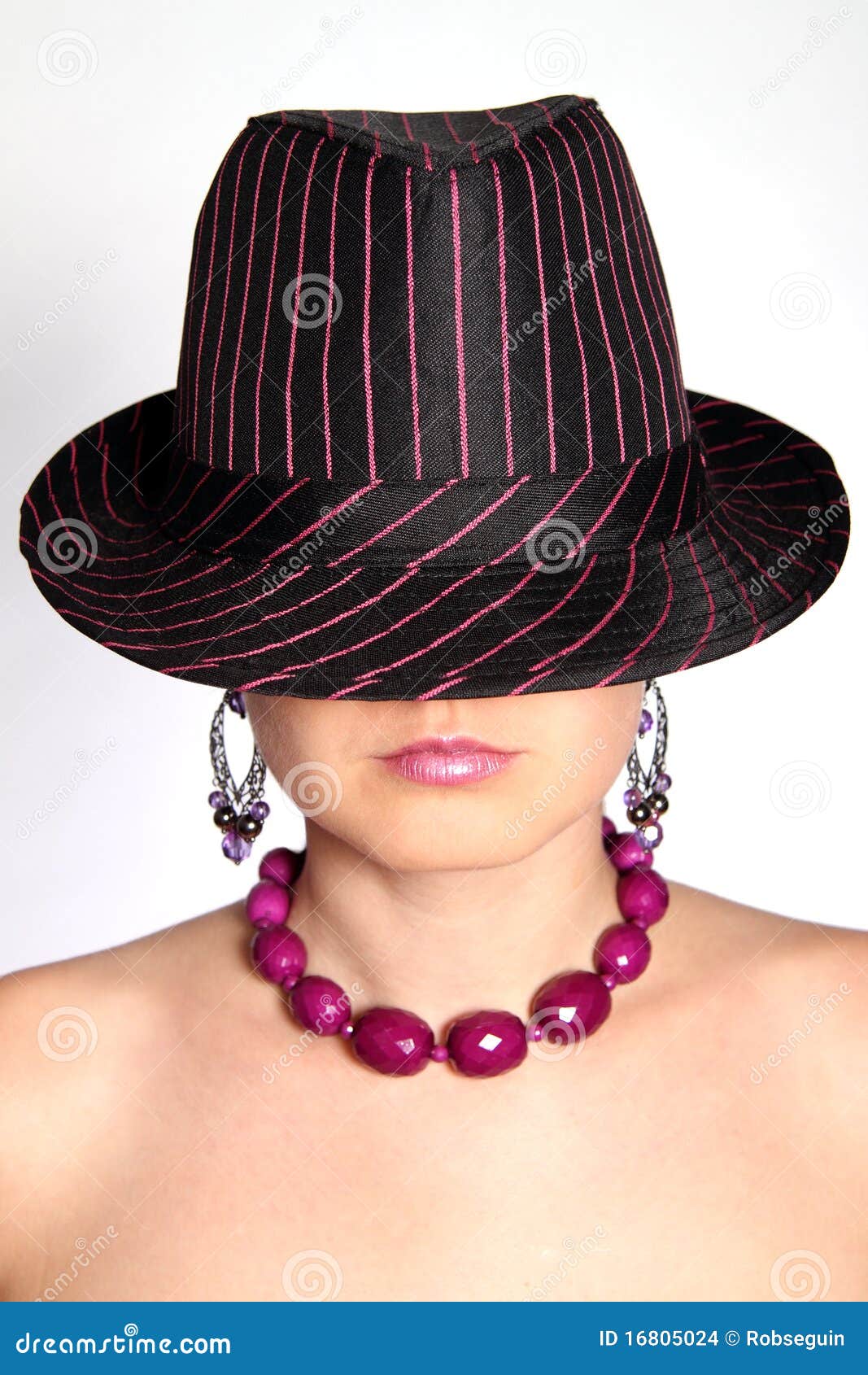 Lady with fedora stock photo. Image of glamour, mystery - 16805024