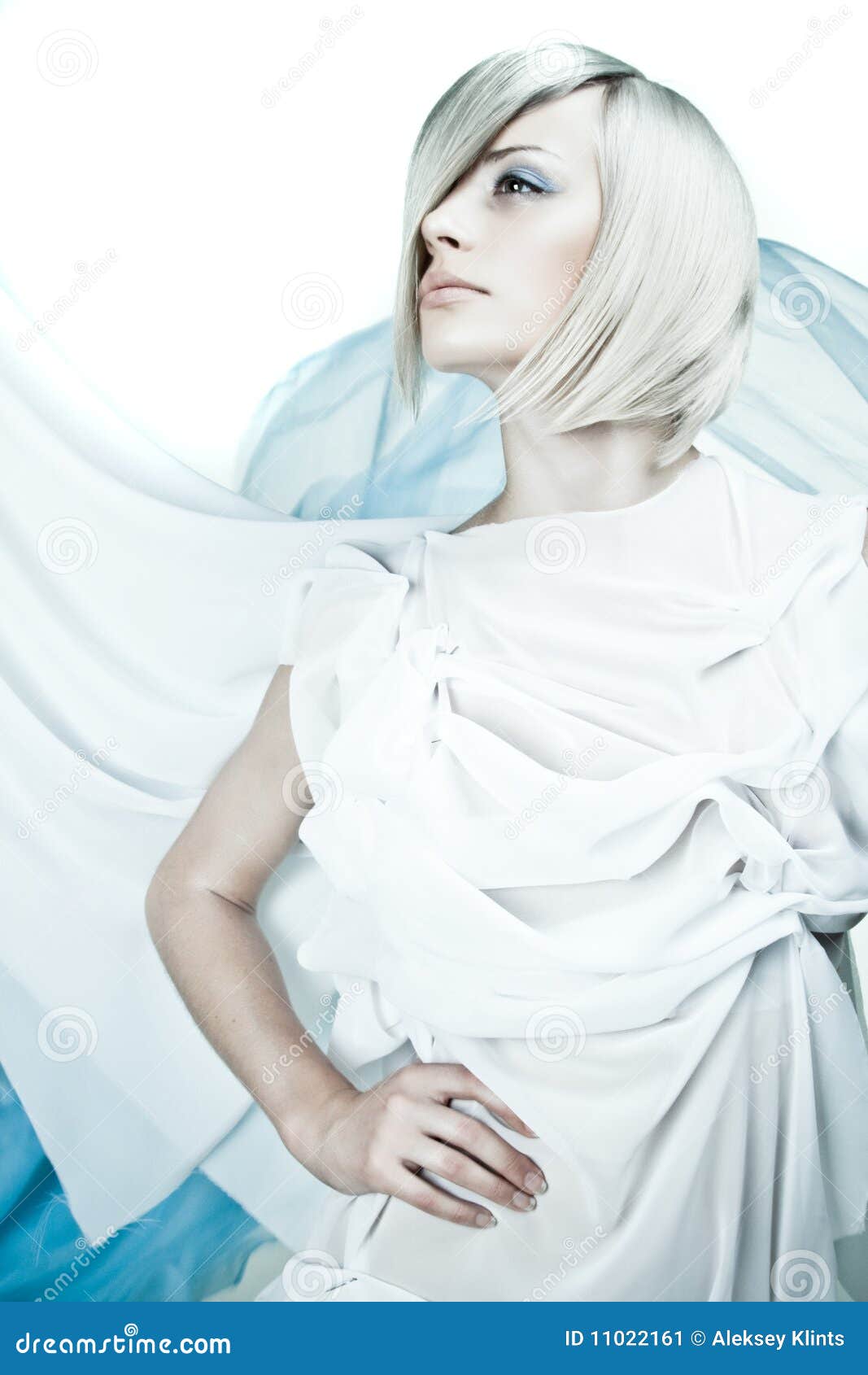 Lady from future stock image. Image of beautiful, makeup - 11022161