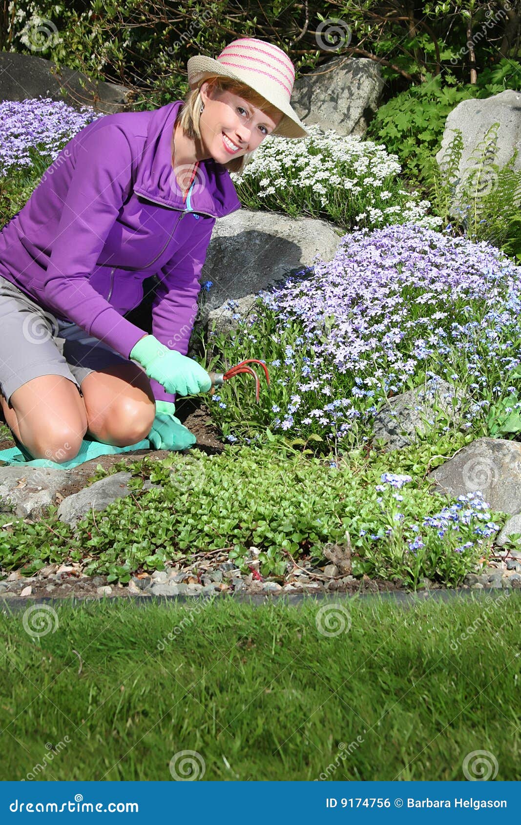 Lady gardener stock photo. Image of outside, pretty, activity - 9174756
