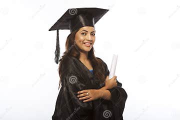 Lady Graduate stock photo. Image of education, people - 28895730