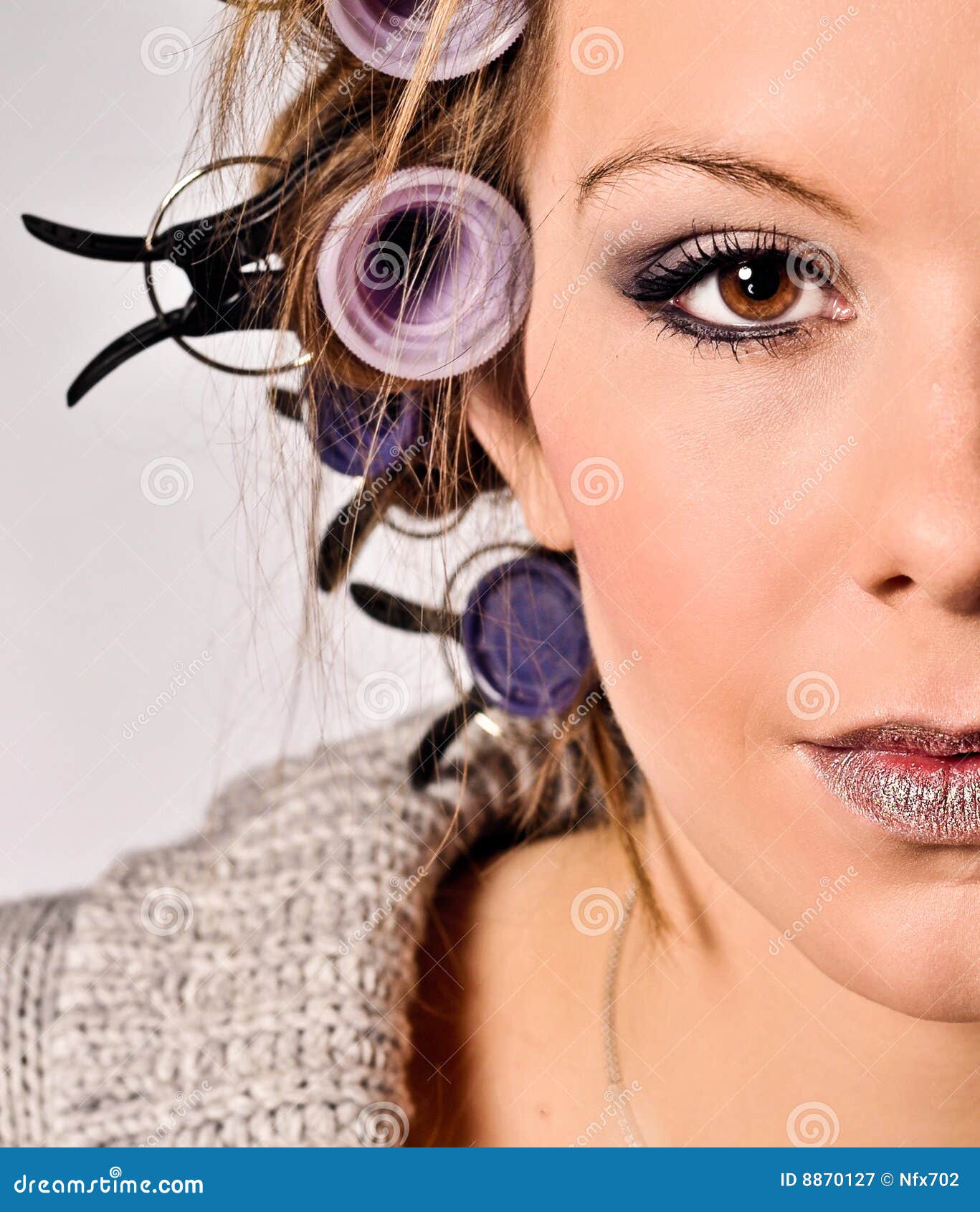 Lady Hair Style stock image. Image of glamour, fashionable - 8870127