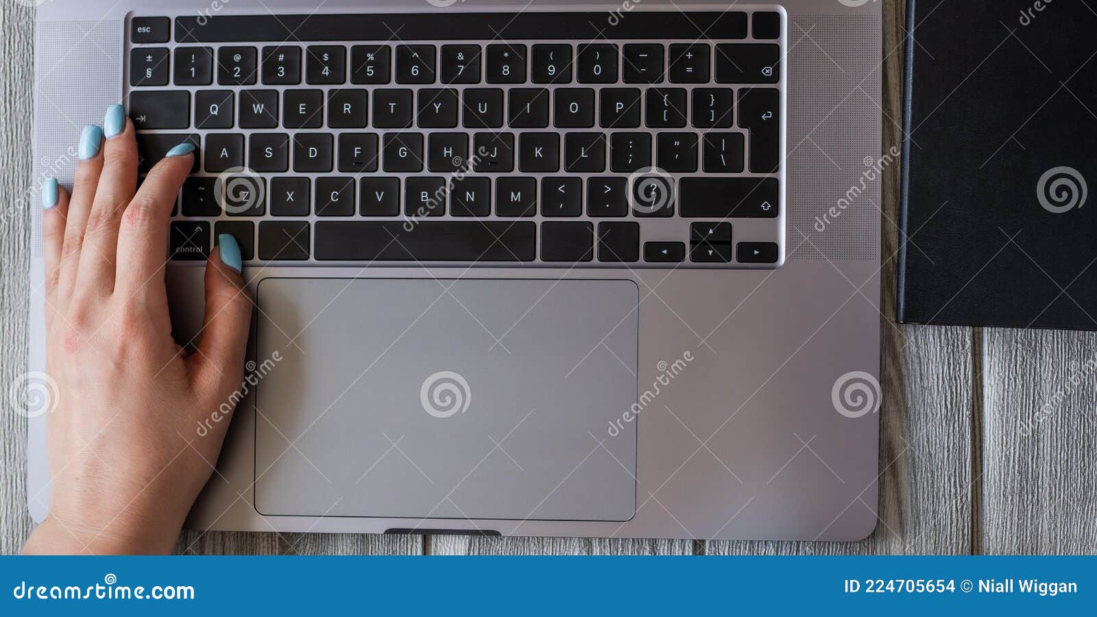 Lady Hands Pointing Pressing Computer Keyboard Keys Typewriting New ...