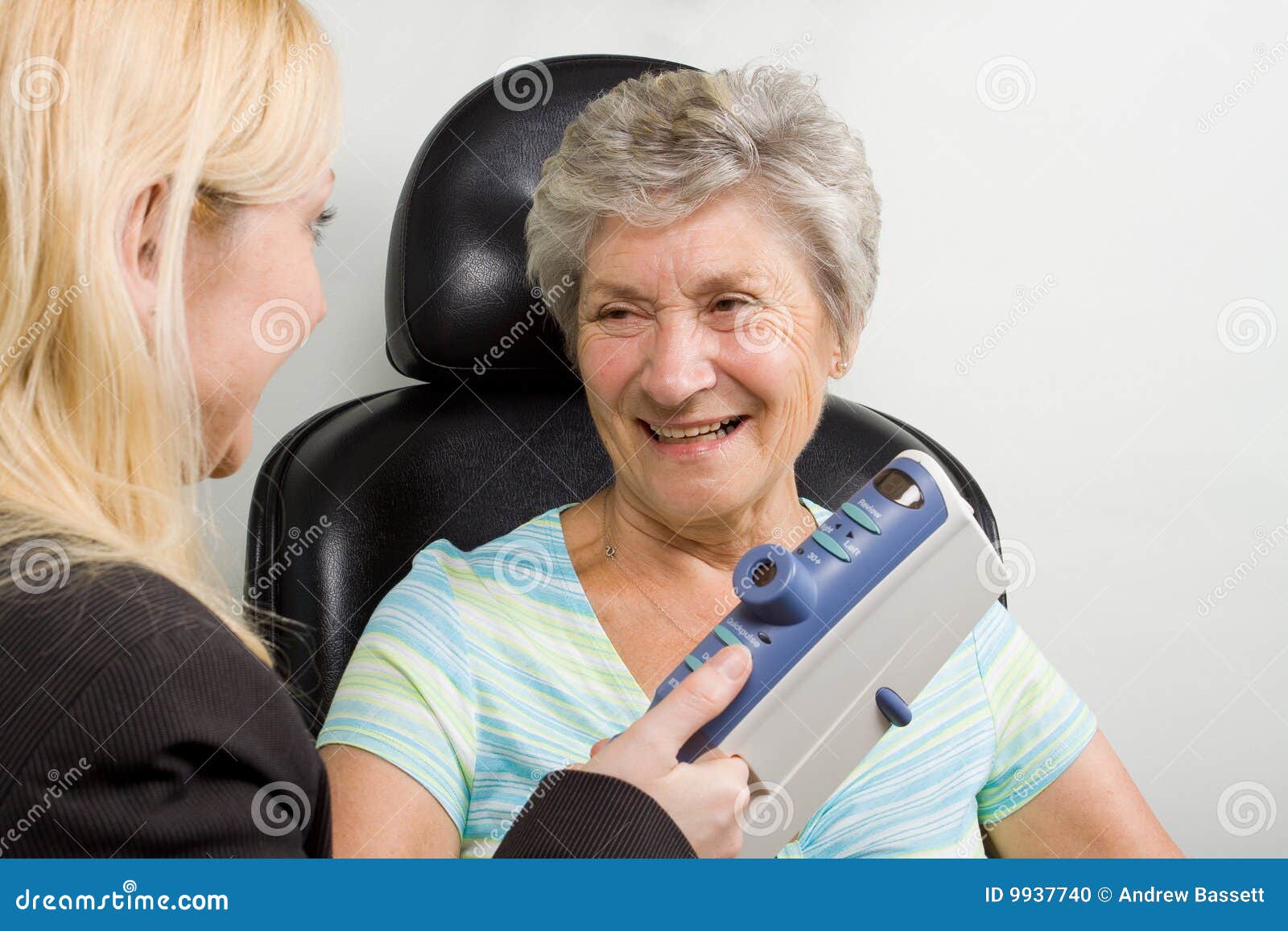 Lady Having Eye Test Examination Stock Photo - Image of exam ...