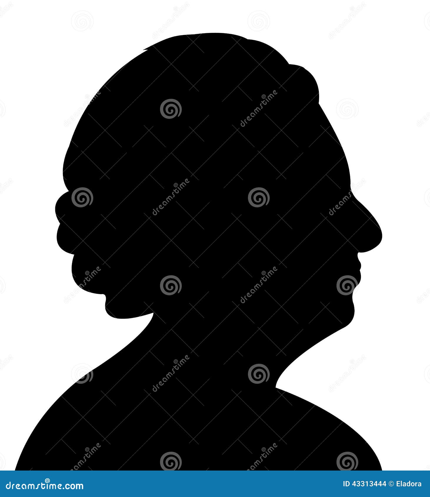 Lady Head Vector Illustration | CartoonDealer.com #62208694