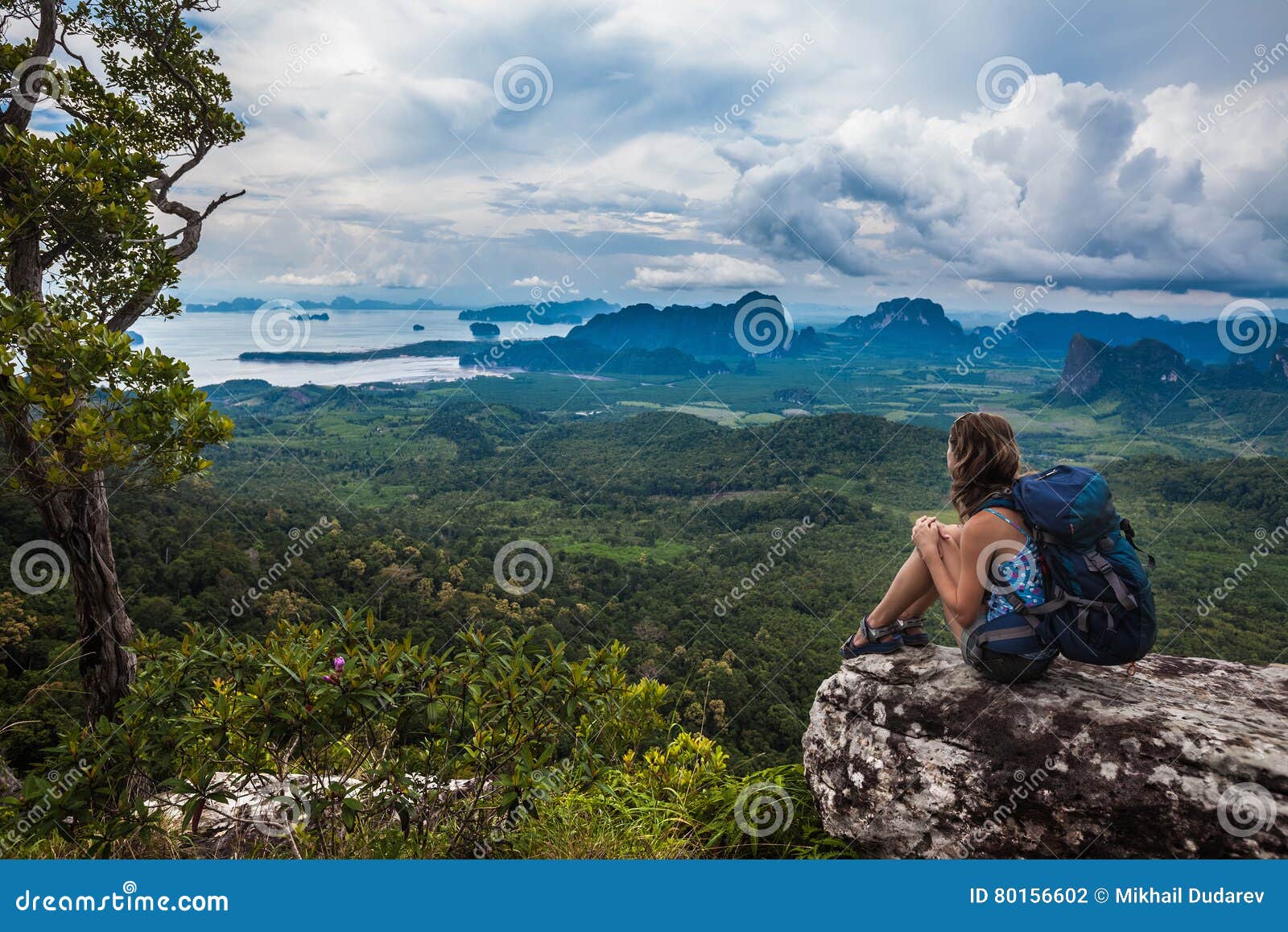 Lady hiker stock photo. Image of endurance, park, activity - 80156602
