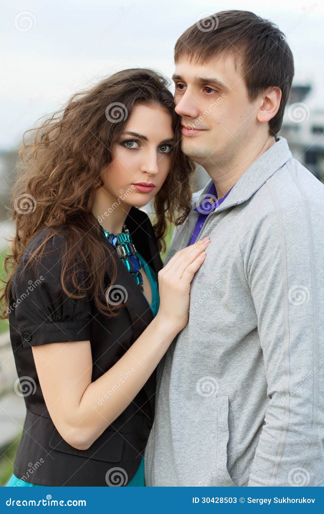 Lady hugging man stock image. Image of cute, adult, natural - 30428503