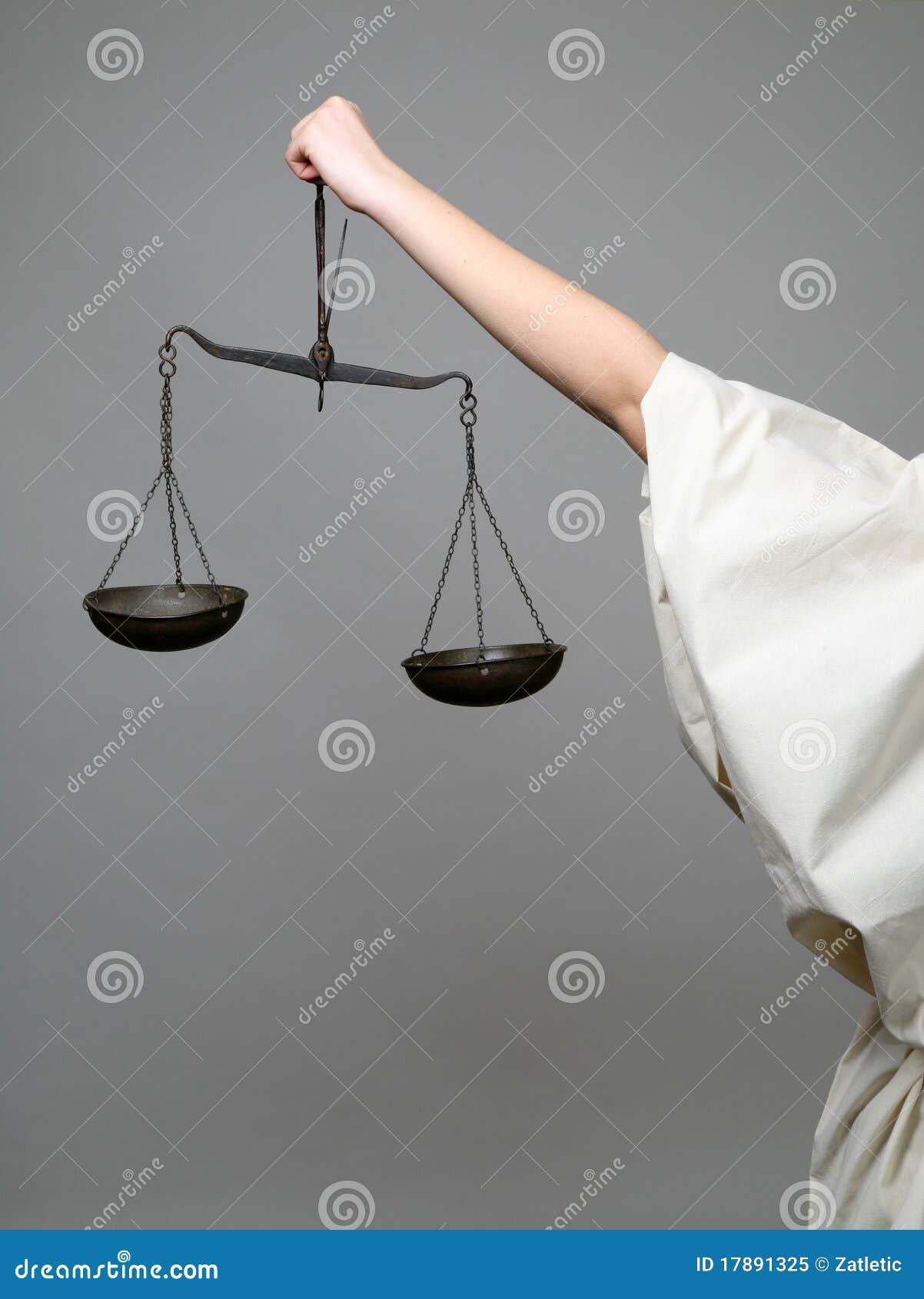 Woman Holding A Scale