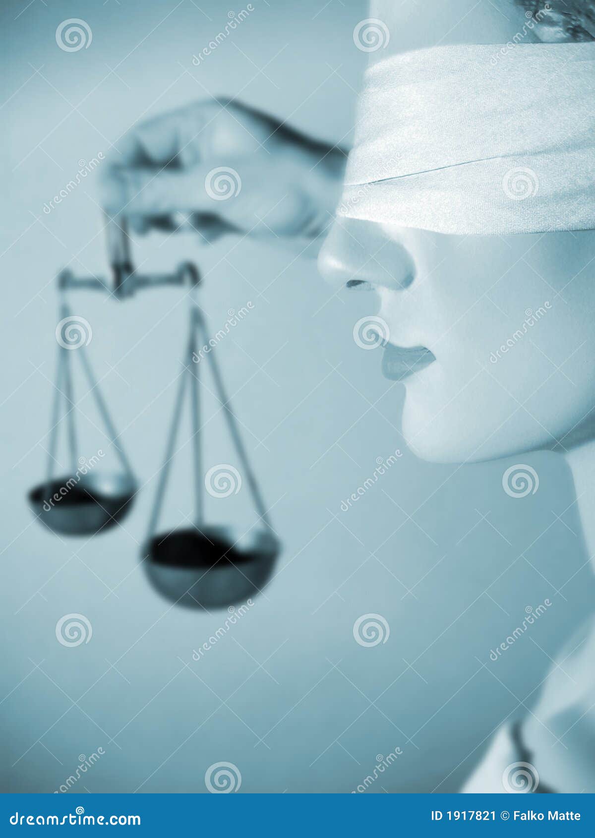 Lady Justice Hold the Scales of Justice Stock Image - Image of ...