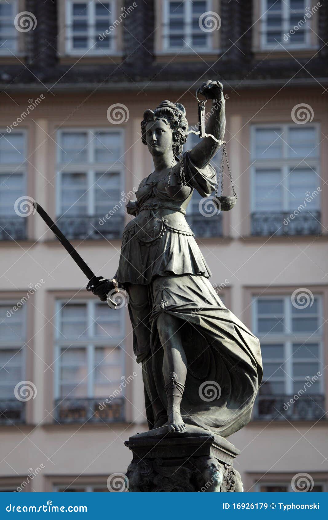 Lady Justice Statue stock image. Image of ancient, germany - 16926179