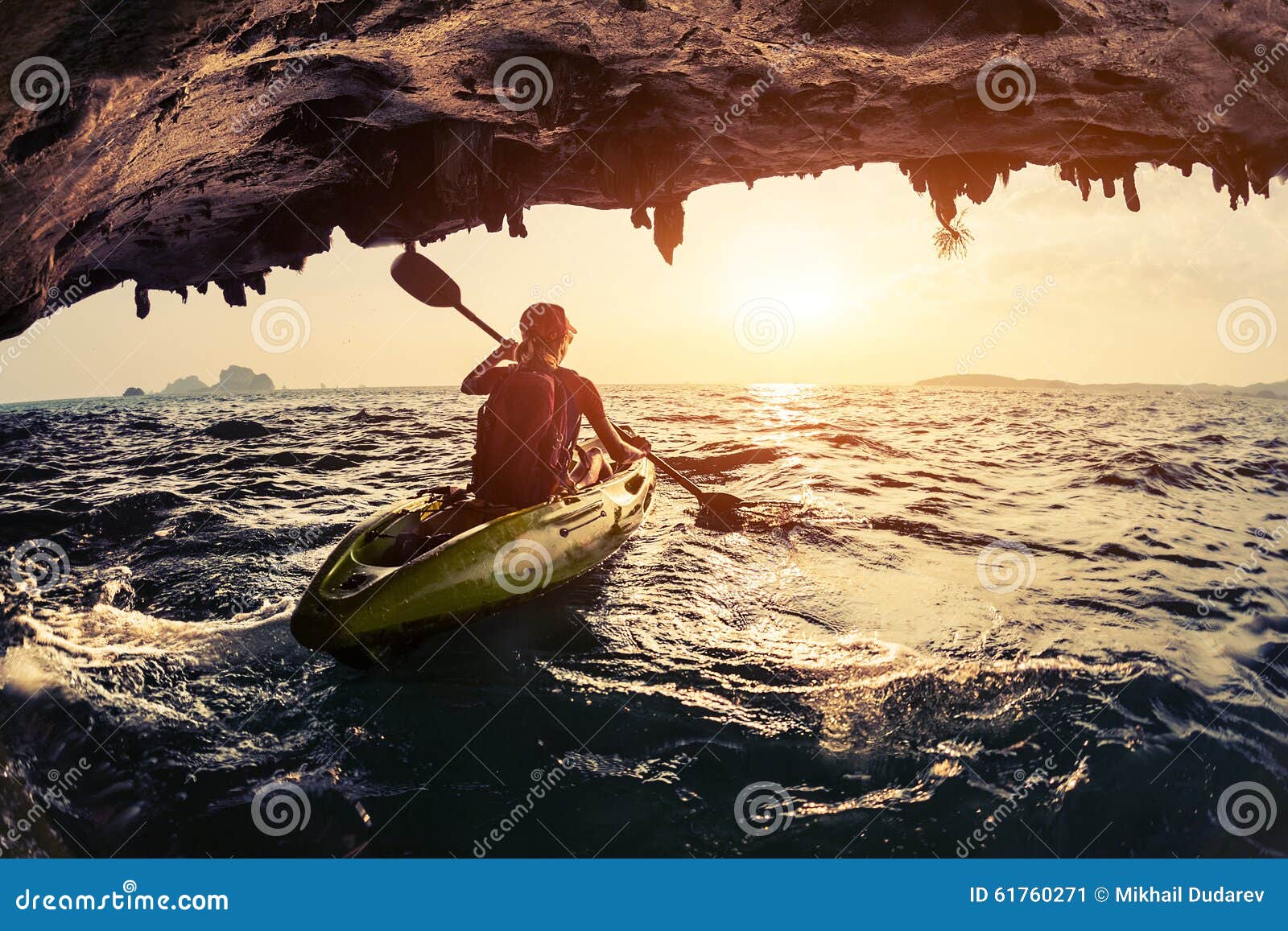 Lady with kayak stock image. Image of paddling, kayaking - 61760271