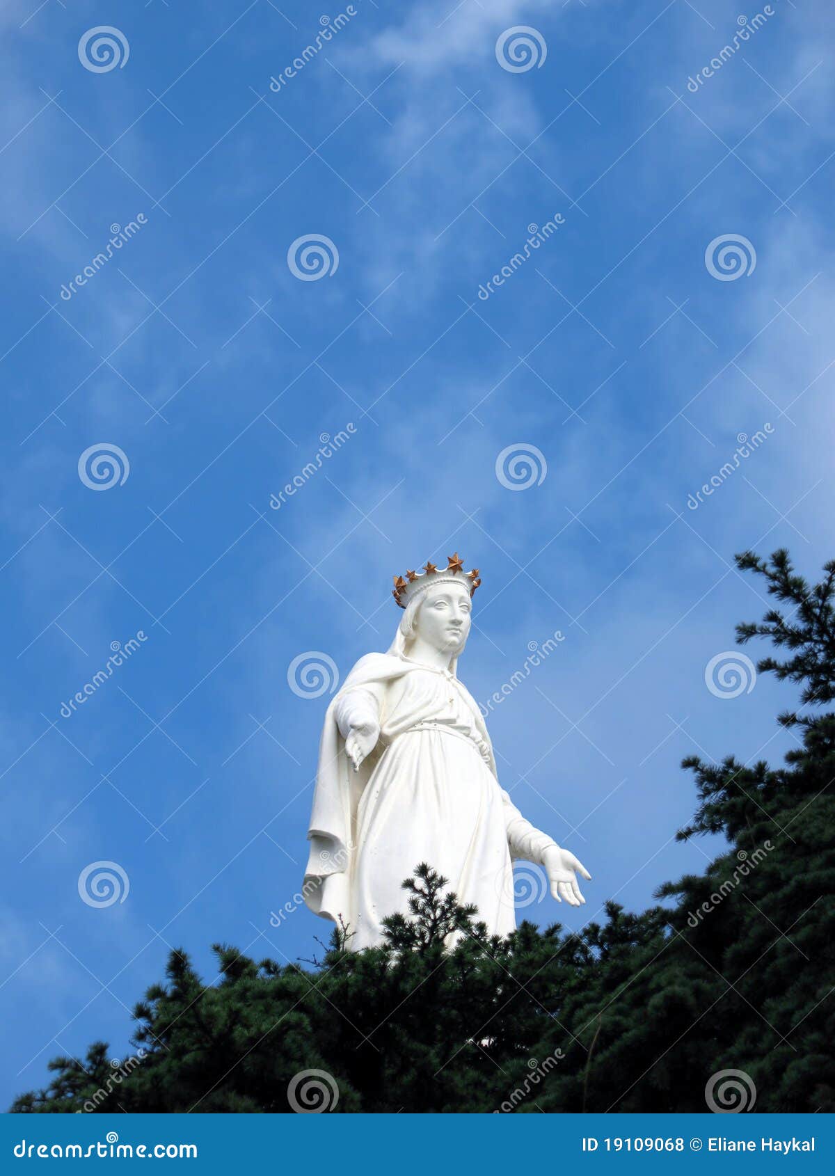 Lady of Lebanon, Harissa stock photo. Image of holy, religion - 19109068