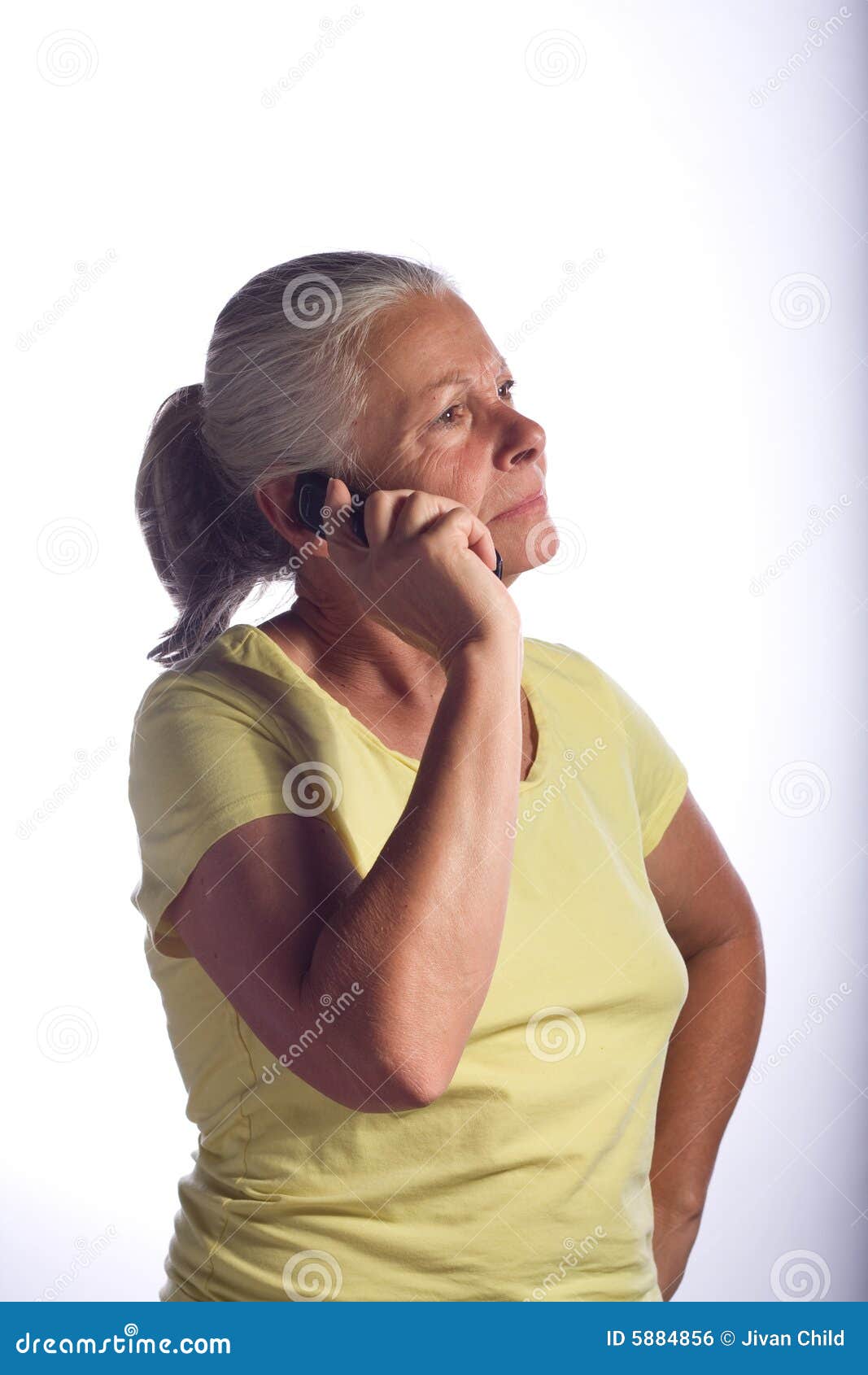 Lady on phone stock photo. Image of phone, hair, pleasing - 5884856
