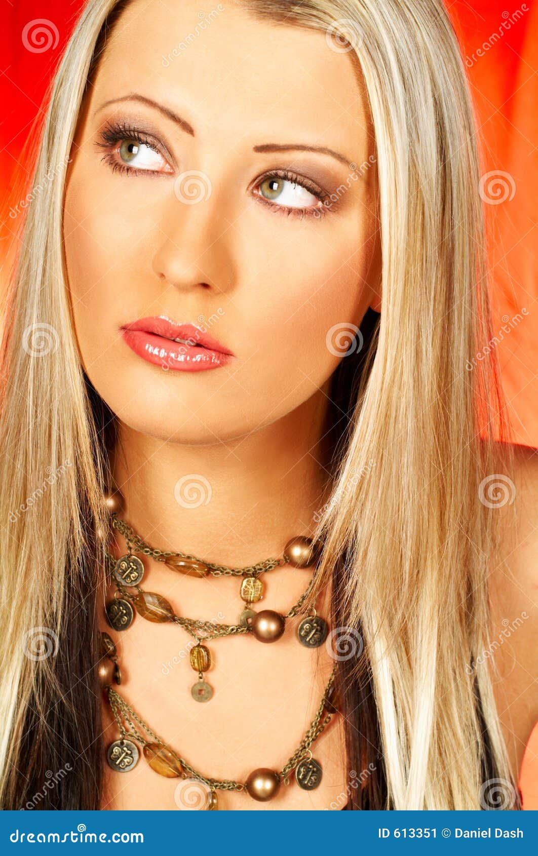 Lady Portrait stock image. Image of babe, beautiful, glamour - 613351