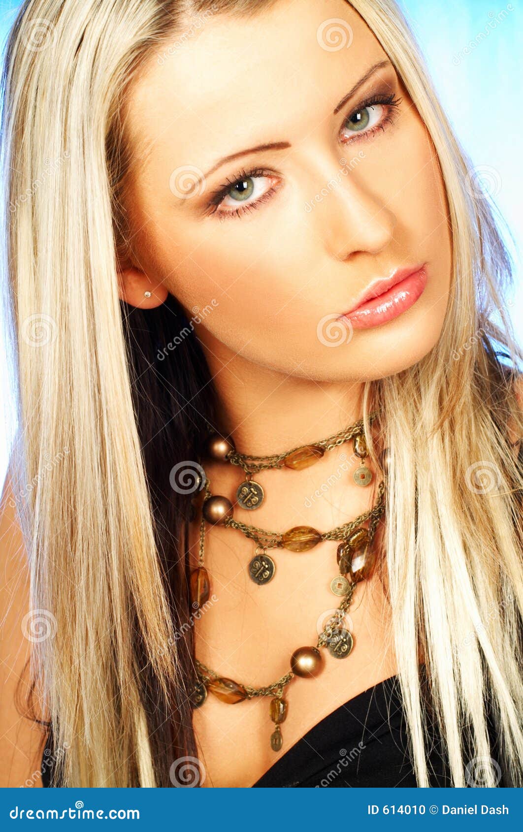 Lady Portrait stock photo. Image of hairstyle, babe, healthy - 614010