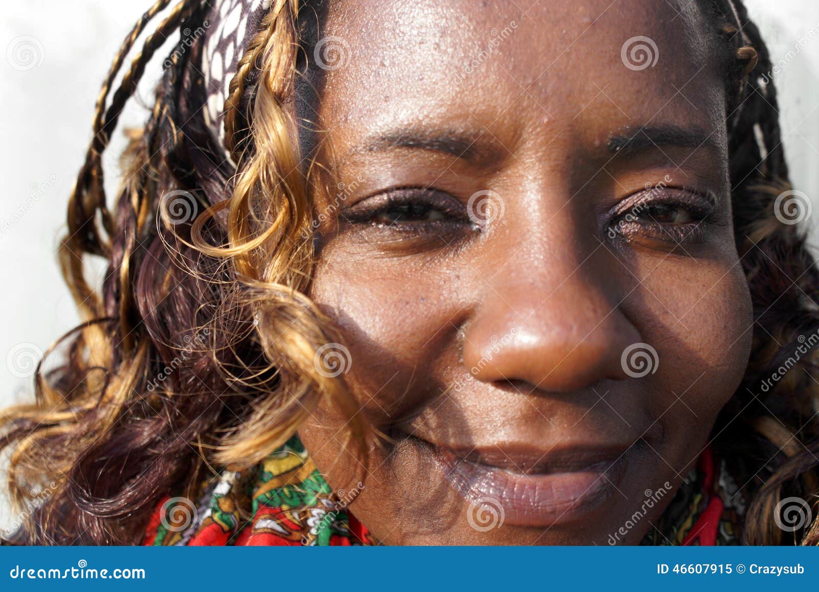 Lady portrait stock image. Image of beautiful, body, afro - 46607915