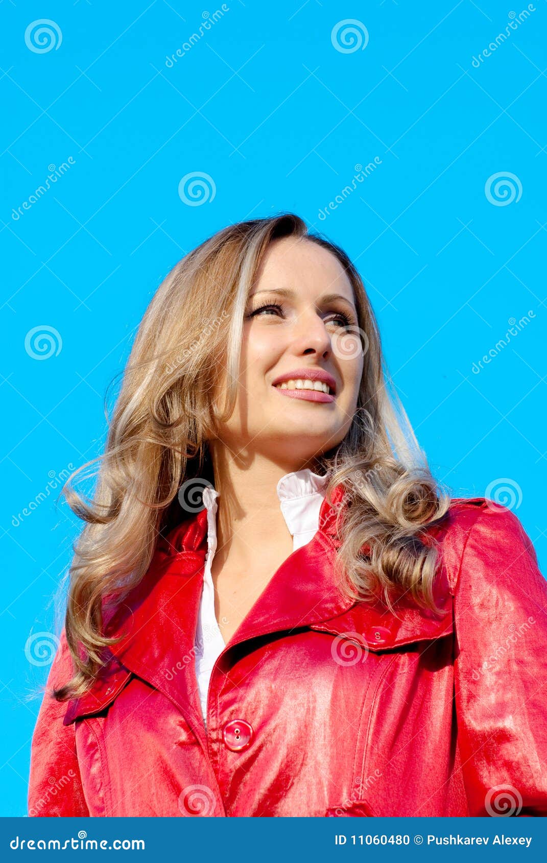 Lady in red stock photo. Image of glamour, close, caucasian - 11060480