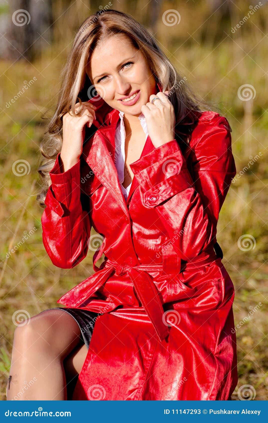 Lady in red stock image. Image of modern, beautiful, caucasian - 11147293