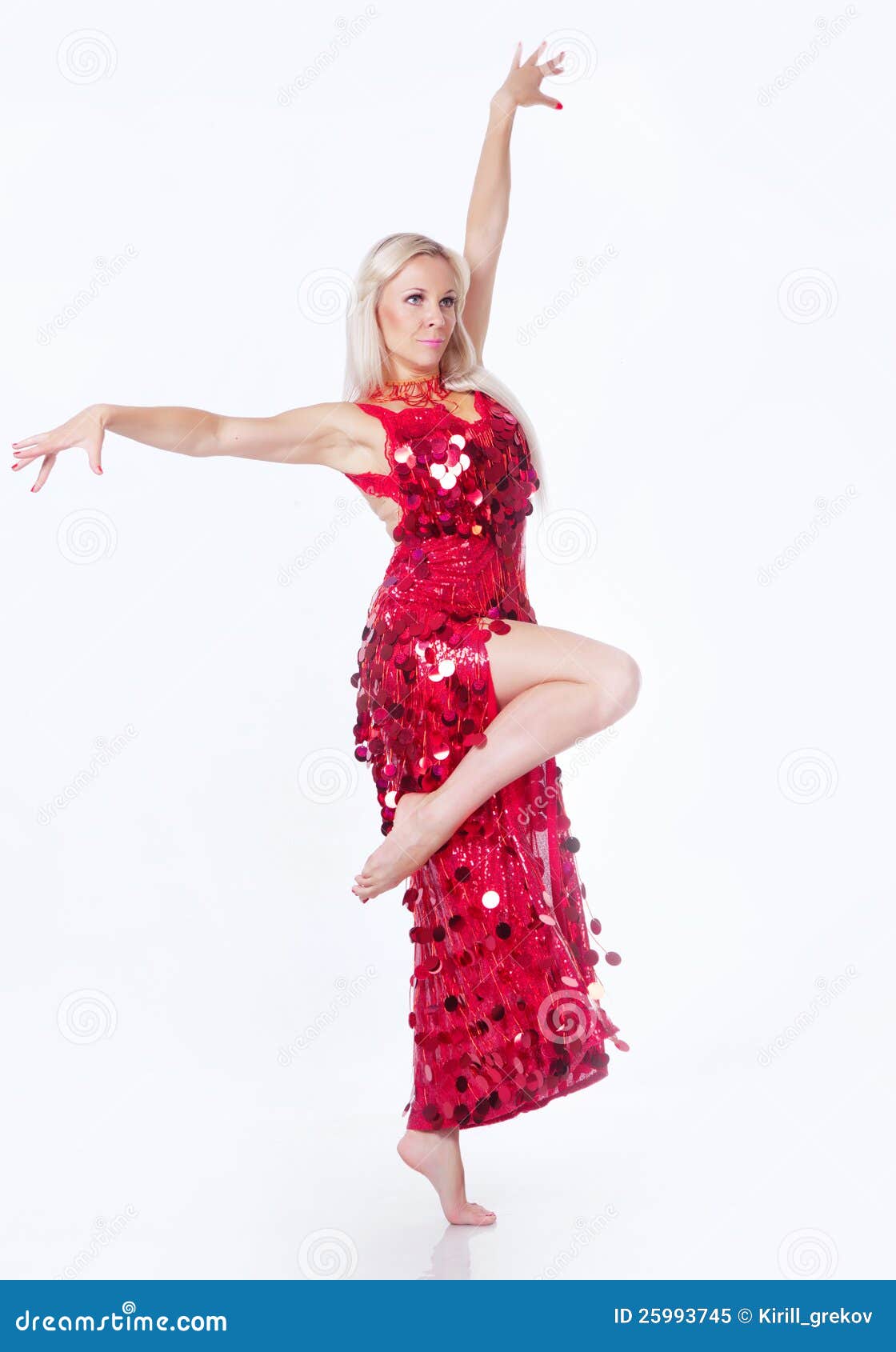 Lady in red stock image. Image of nightclub, disco, dance - 25993745