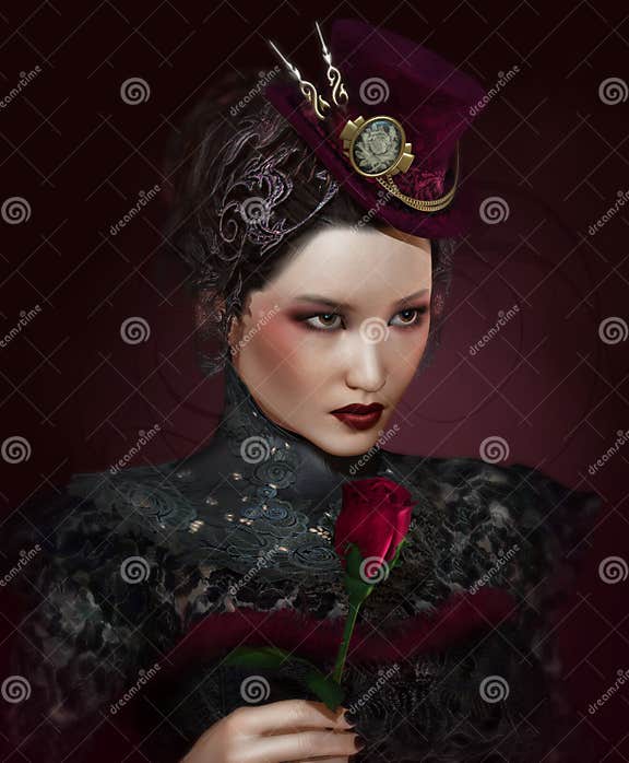 Lady Rose stock illustration. Illustration of flower - 28906136