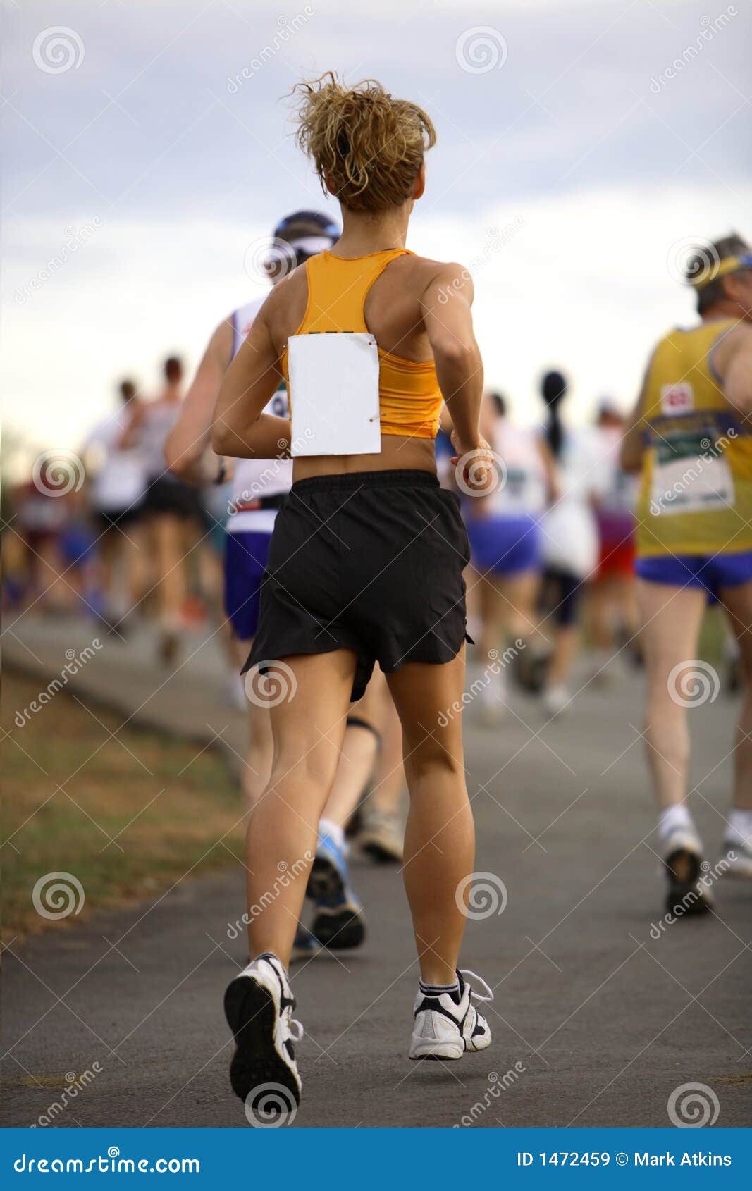 Lady running stock image. Image of interstate, motor, race - 1472459