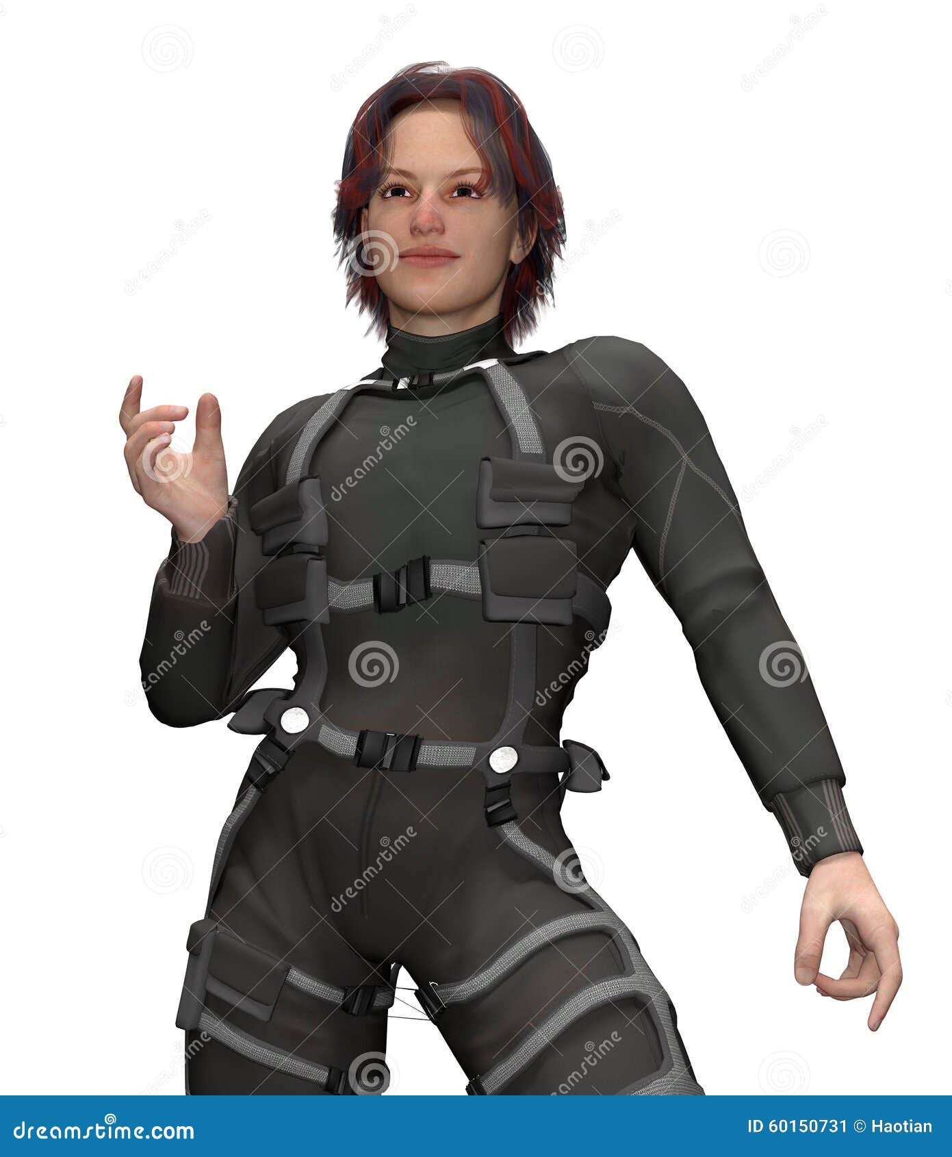 Lady secret agent stock illustration. Illustration of girl - 60150731