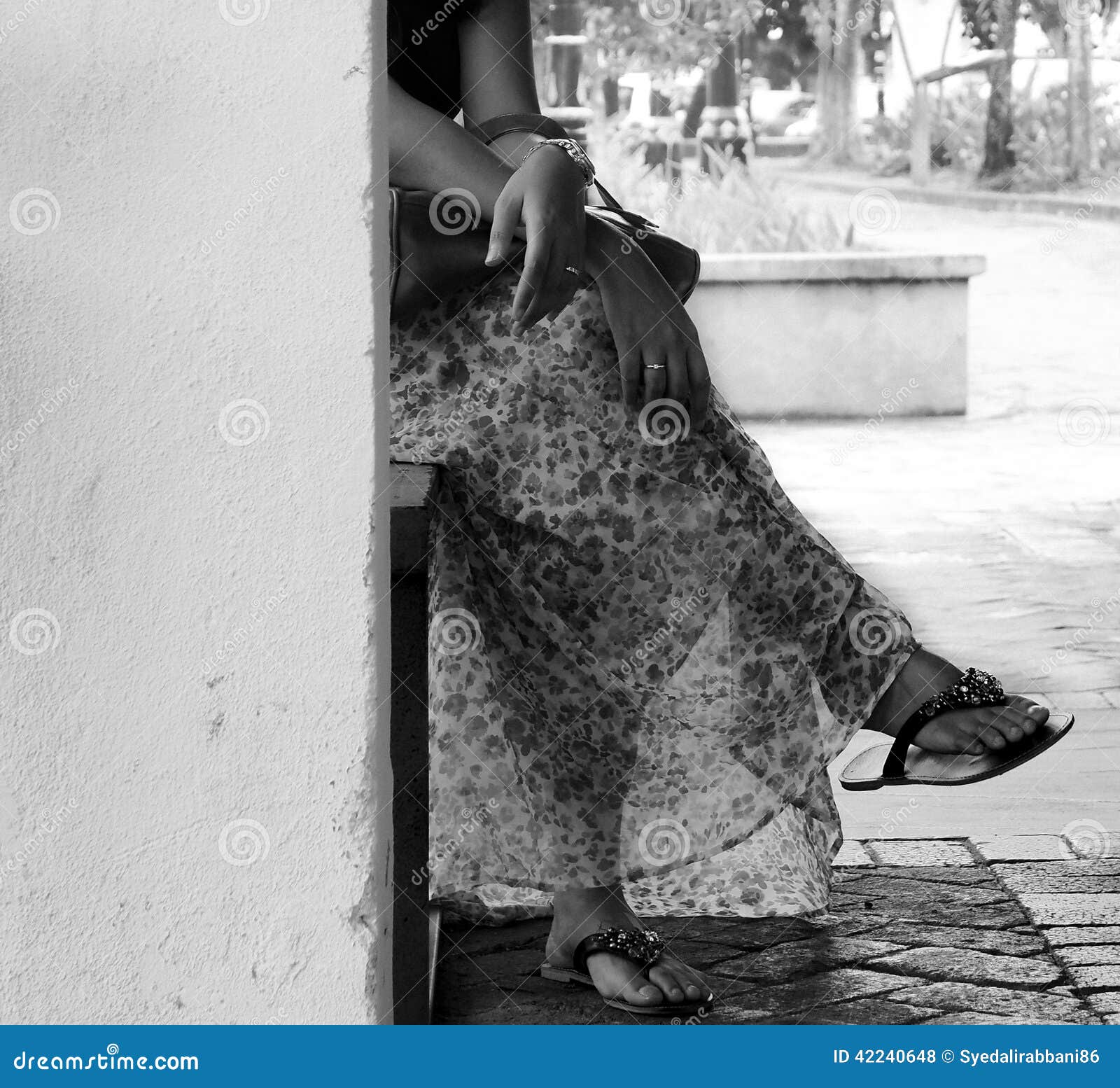 Lady sitting cross legged stock photo. Image of relax - 42240648