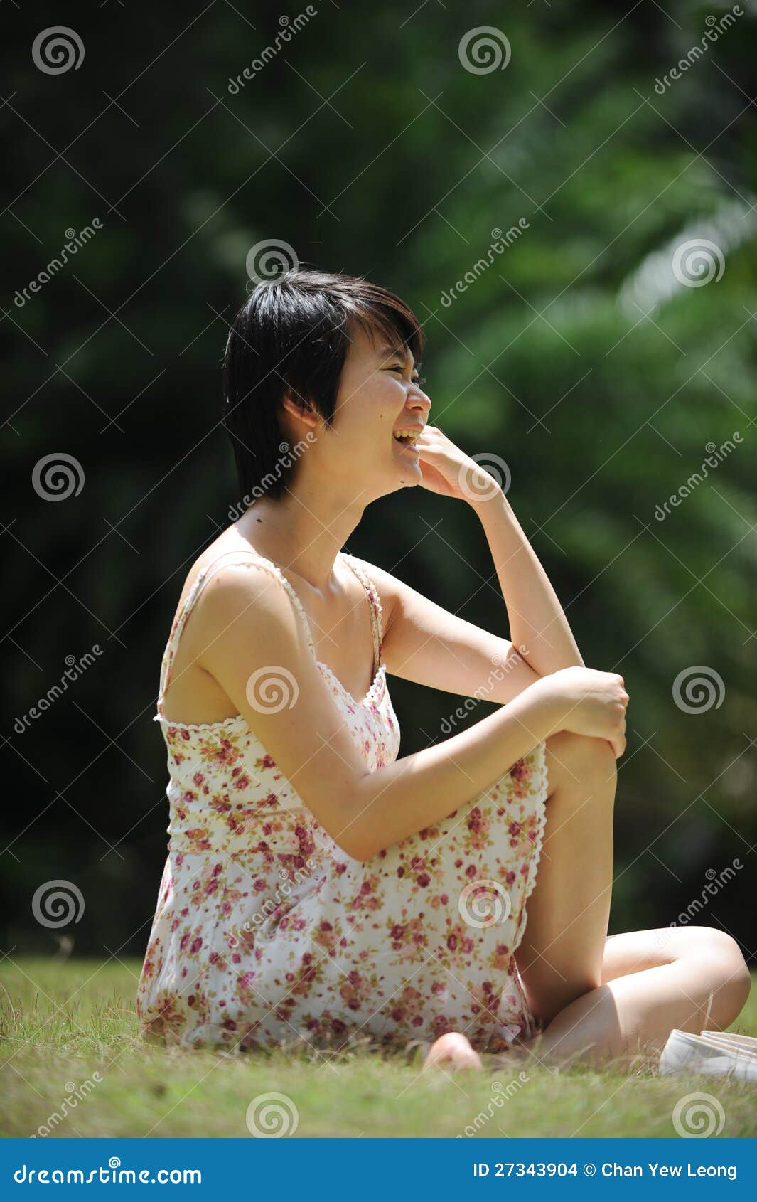 Lady under the sun stock photo. Image of nature, freshness - 27343904