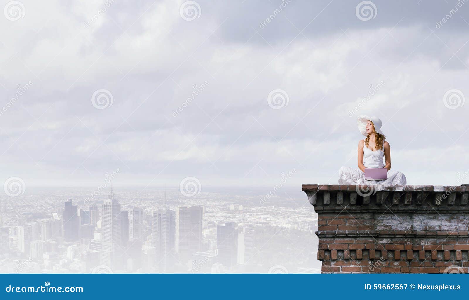 Lady using laptop stock image. Image of view, writer - 59662567
