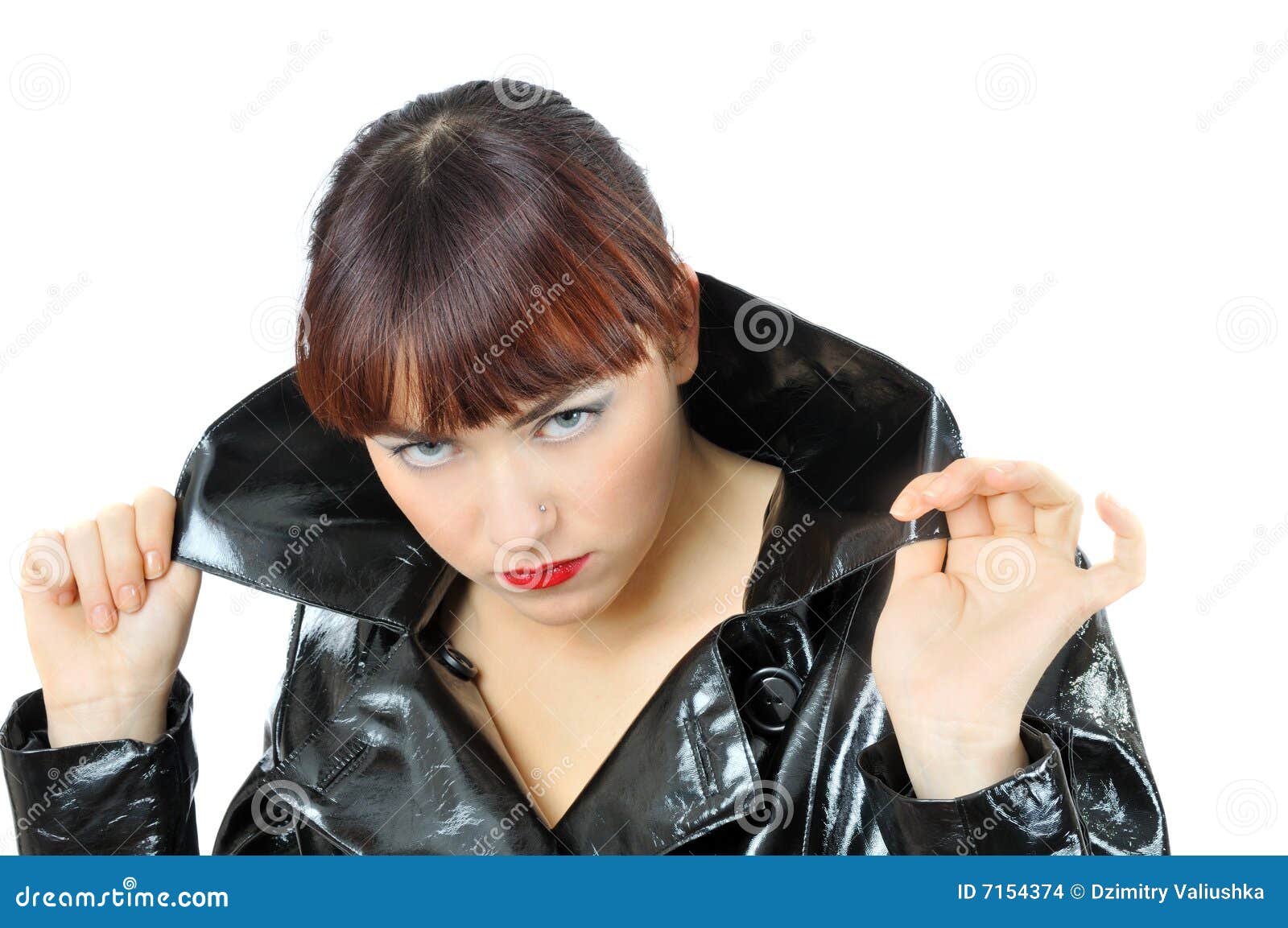 Lady vamp stock photo. Image of lifestyle, isolate, gorgeous - 7154374