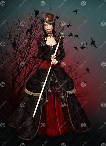 Lady Vlada stock illustration. Illustration of bracer - 20888775