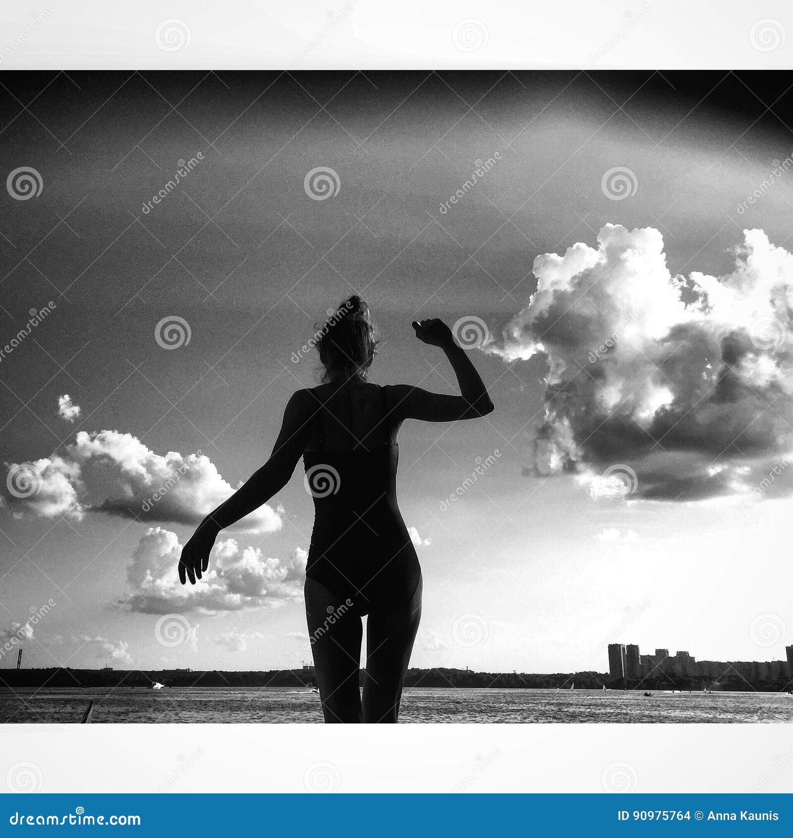 Lady stock photo. Image of girl, beautiful, wind, young - 90975764