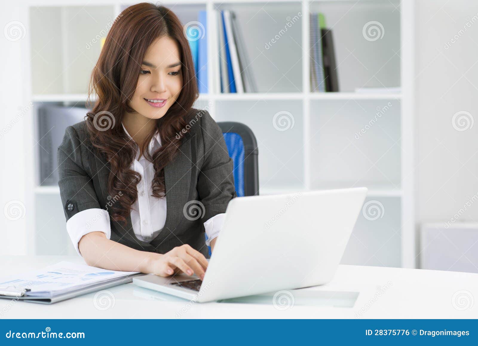 Lady at work stock photo. Image of female, people, beautiful - 28375776
