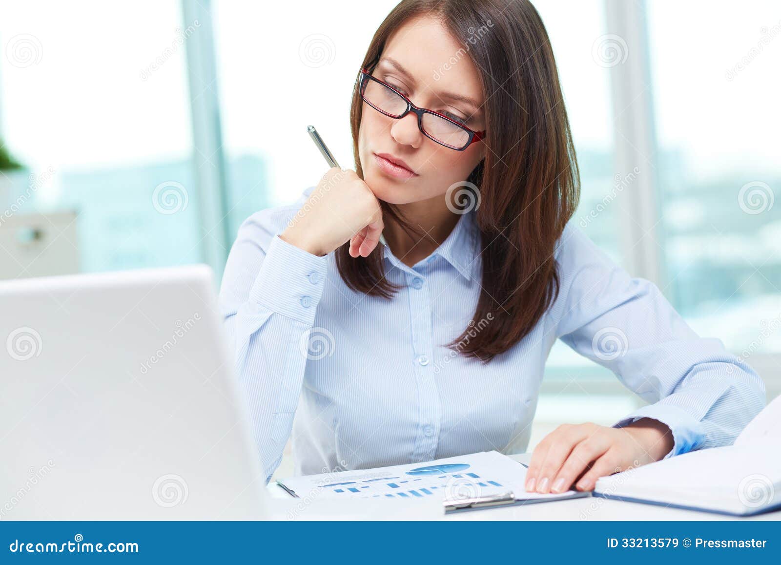 Lady at work stock image. Image of lady, corporate, executive - 33213579