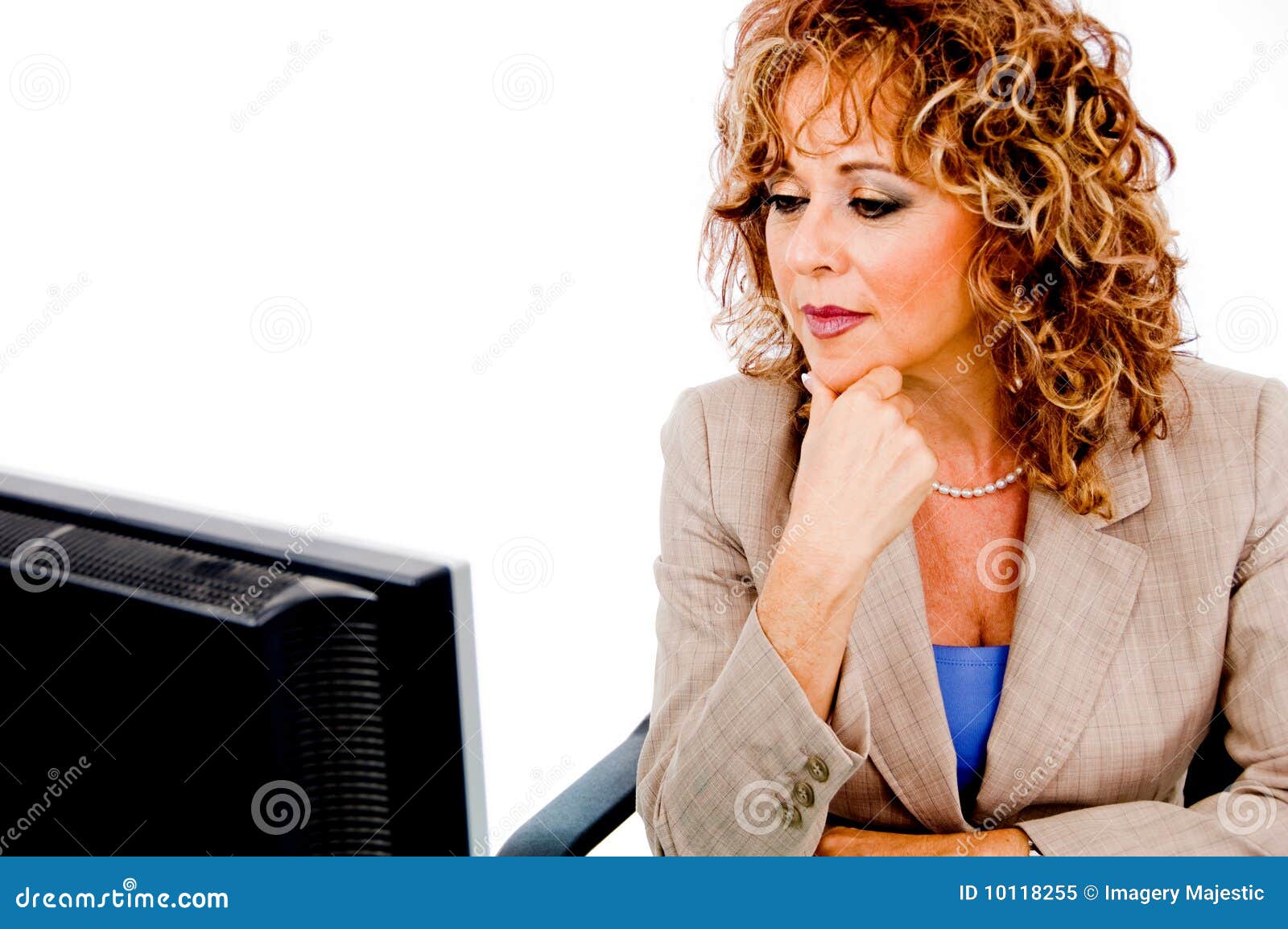 Lady Working In Her Office Royalty-Free Stock Photography ...