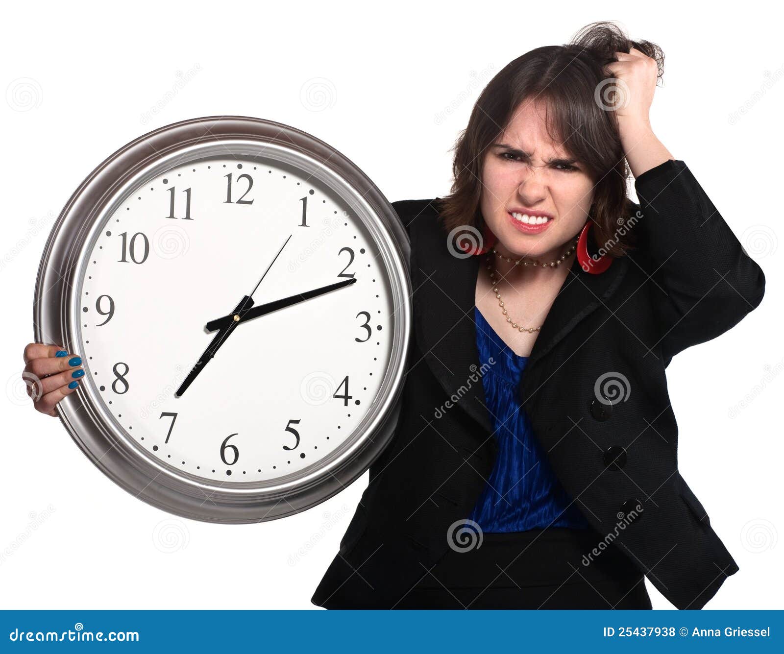 Lady Working Long Hours stock photo. Image of people - 25437938