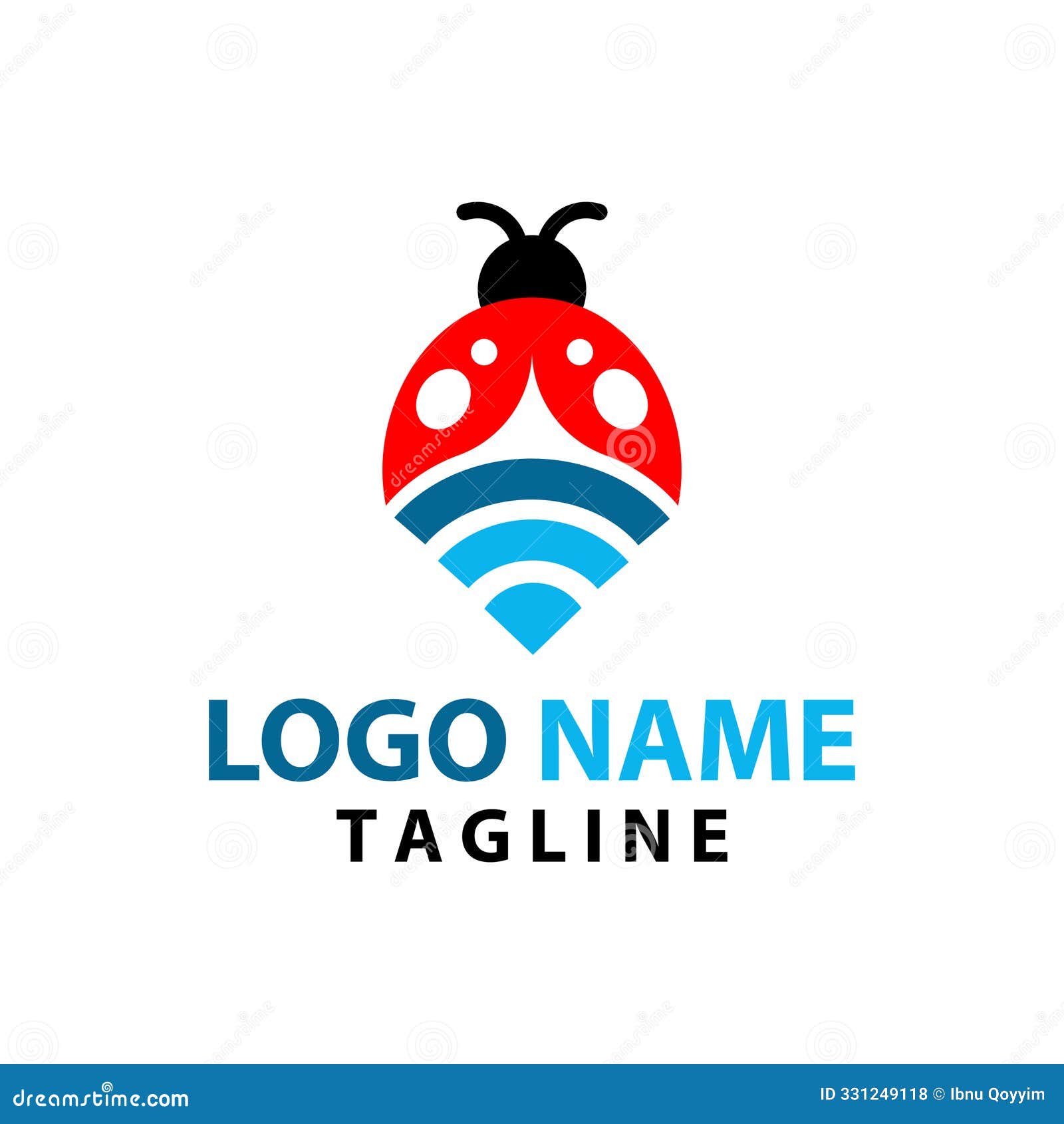 Wifi Bug Logo Design Vector Stock Illustration - Illustration of pest ...