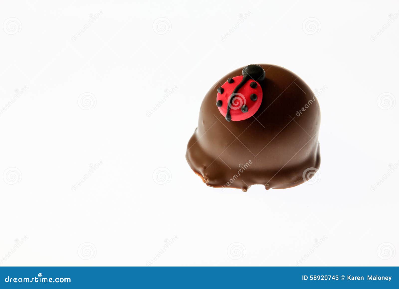 Ladybug Chocolate stock image. Image of truffle, decorated - 58920743
