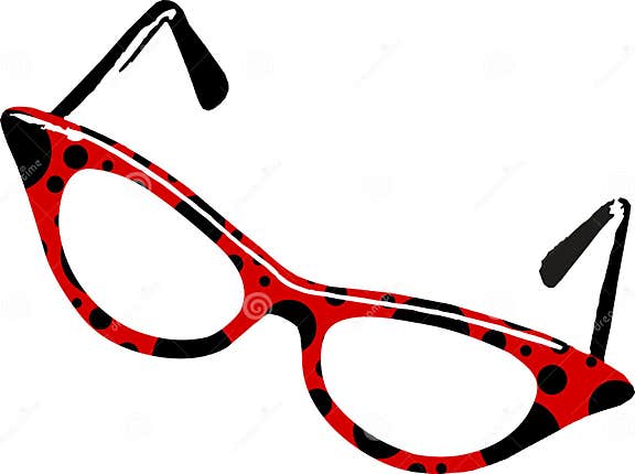 Ladybug Glasses stock vector. Illustration of cartoon - 25324645