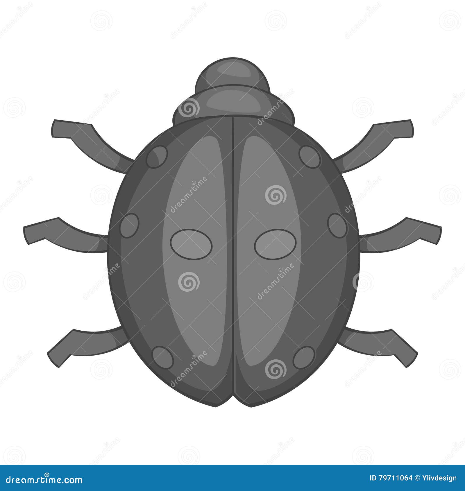 Ladybug Icon, Cartoon Style Stock Vector - Illustration of cartoon ...
