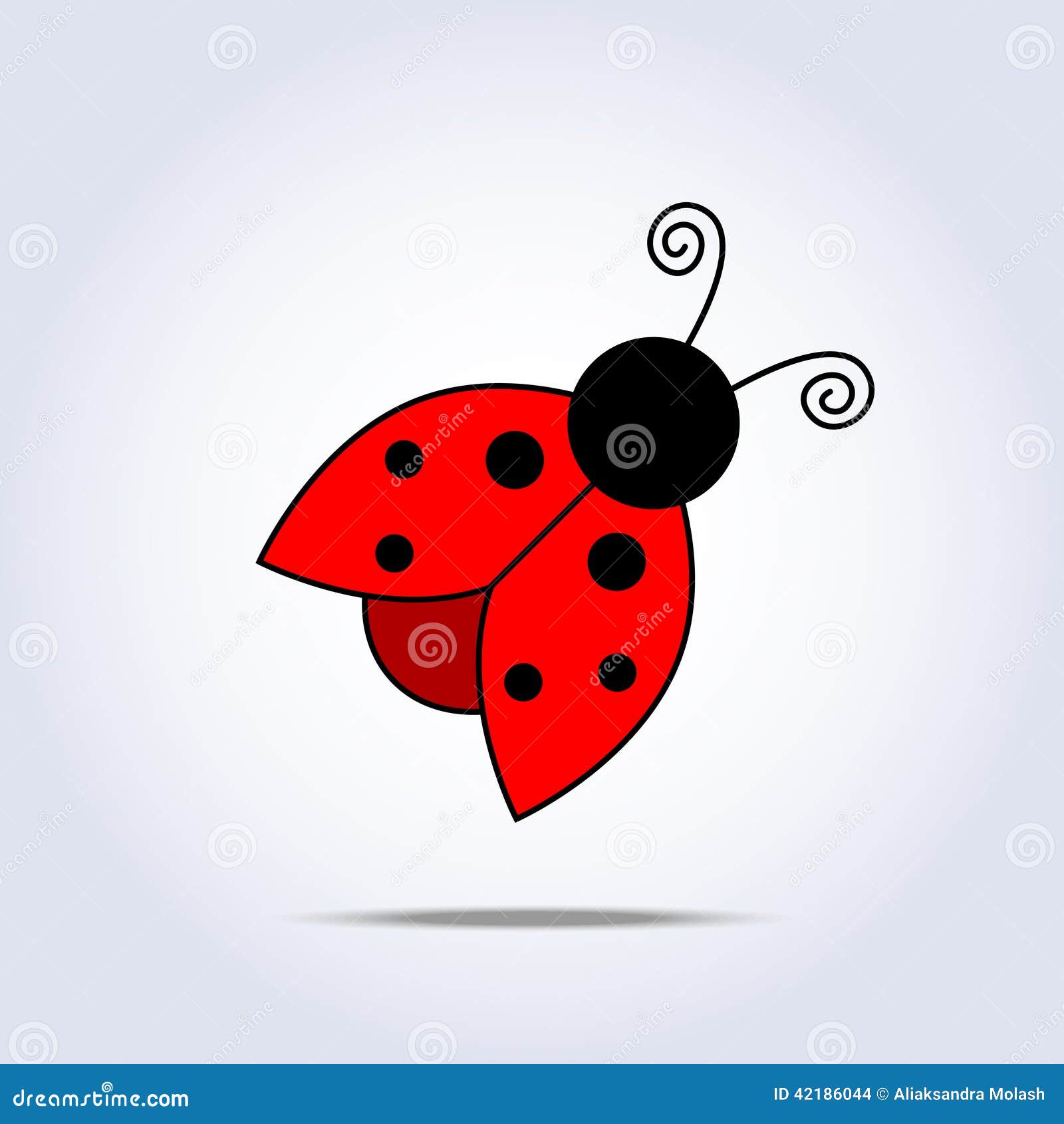 Ladybug Icon Vector Illustration | CartoonDealer.com #14766178