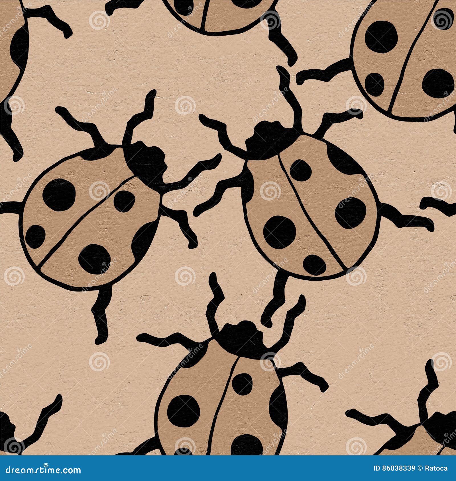 Ladybug illustration stock illustration. Illustration of ladybug - 86038339